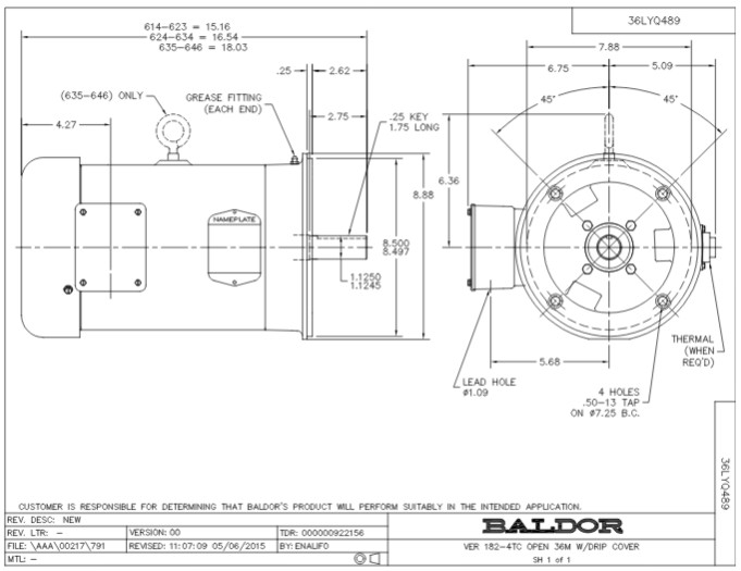 182tc Frame Dimensions - Infoupdate.org